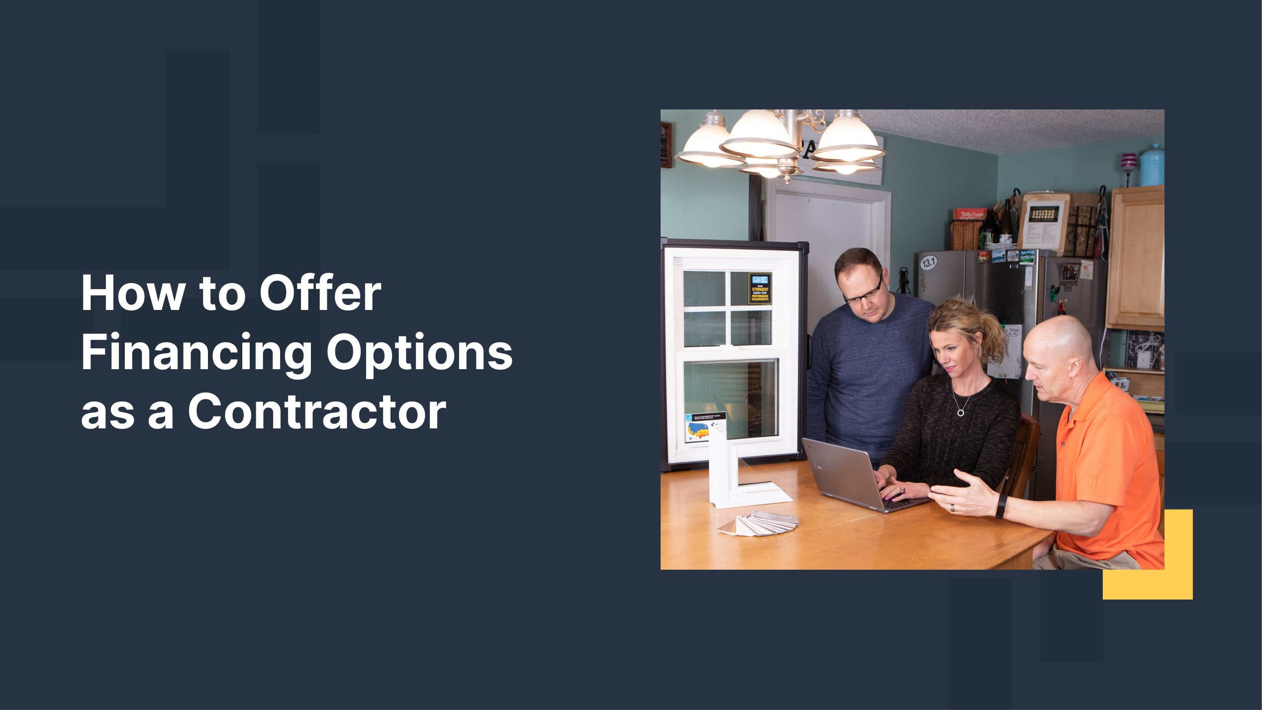 How to Offer Financing Options as a Contractor